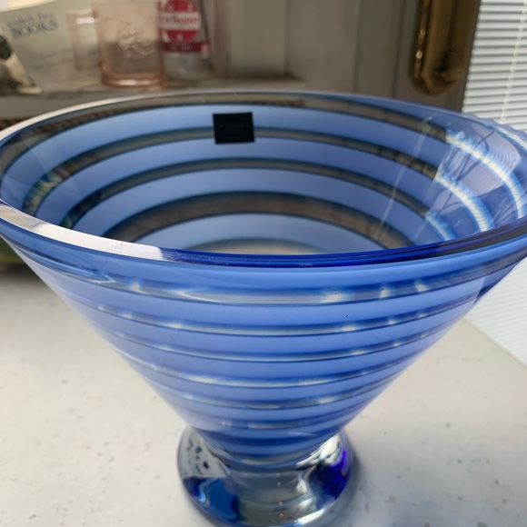 Accents | Vintage Makora Glass Bowl Vase Poland | Poshmark